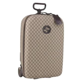 Gucci Valise Weekend Vintage Pre-owned - Femme - Pre-owned - Beige - Taille: ONE Size