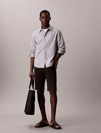 Calvin Klein Slim Fit Denim-shorts - Ck Essential Black - Herren - 28