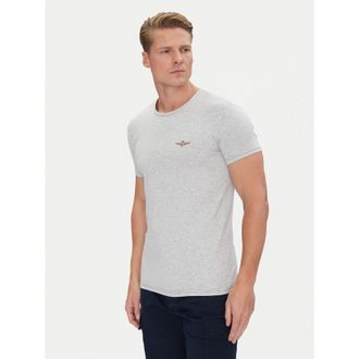 Aeronautica Aeronautica Militare T-Shirt AM1UTI003 Grau Regular Fit