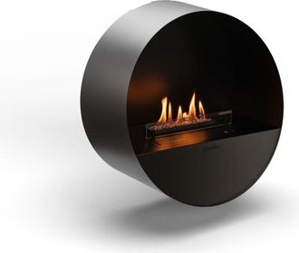 Planika Planika - BEV Ventless Bubble Wand- und Boden-Bioethanol-Kamin, Fernbedienung, Stahl, Wand und Boden