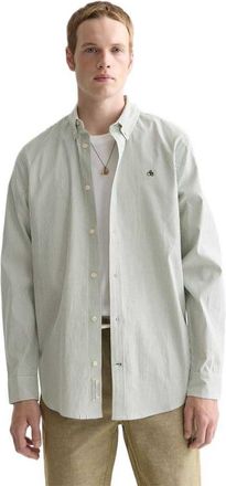 Scotch & Soda Oxford Shirt Herren Hemd, Garden Green Stripes, L