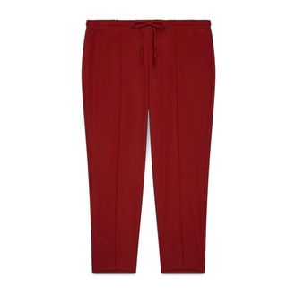 Fiorella Rubino Gerade geschnittene Hose mit Kordelzug - - Trousers - Damen - Braun - XL