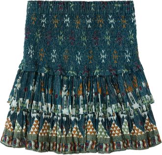 Isabel Marant Jupe Naomi Coton Bleu Teal