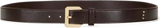 Oltre Femme, Accessoires, Brun, Taille: L/Xl Ceinture en cuir v&eacute;ritable