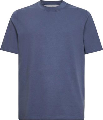 Brunello Cucinelli Homme, Tops, Bleu, Taille: 2XL Brunello Cucinelli T-shirts et polos en denim