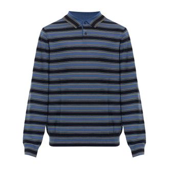 Paul Smith Wollgestreiftes Poloshirt - - Tops - Herren - Blau - S