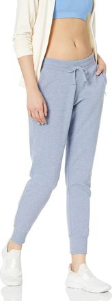Amazon Essentials Damen Fleece-Jogginghose Mit Bündchen (In Übergrößen Erhältlich), Indigoblau Meliert, XXL