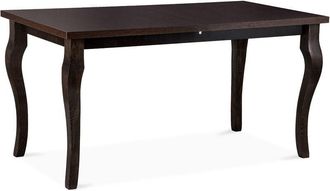 Konsimo Esstisch ausziehbar bis 190cm, rechteckig cabio, Schwarz, laminierte M&ouml;belplatte, Elegant, 150-190x76.5x80cm - Konsimo