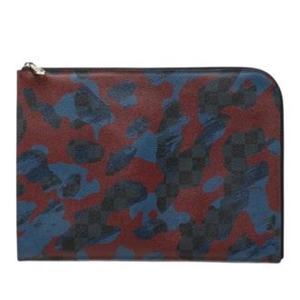 Louis Vuitton Pre-owned Damier Cobalt Camouflage Pochette Jour GM - - Pre-owned - Herren - Mehrfarbig - ONE SIZE
