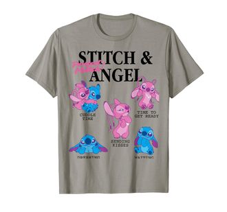 Disney Lilo & Stitch And Angel Perfect Match Valentine T-Shirt