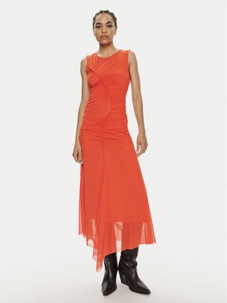 Gestuz Kleid für den Alltag Messi 10909133 Orange Slim Fit