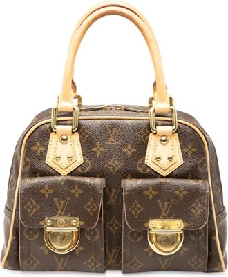 Louis Vuitton Crossbody Bags - Monogram Manhattan PM - Gr. unisize - in Braun - für Damen
