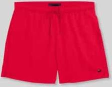 Tommy Hilfiger Regular Fit Badehose mit Logo Stitching