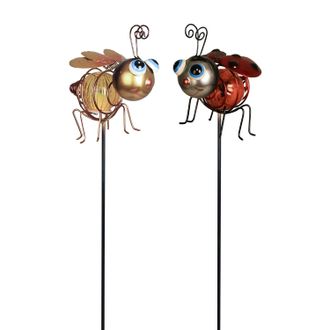 Luxform Solar - 1x Biene und 1x Marienk&auml;fer - 2 St&uuml;ck