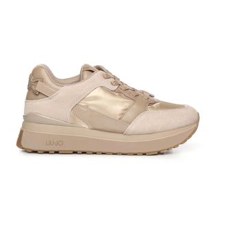 Liu Jo Leather Platform Sneakers - - Shoes - Damen - Beige - 36 EU