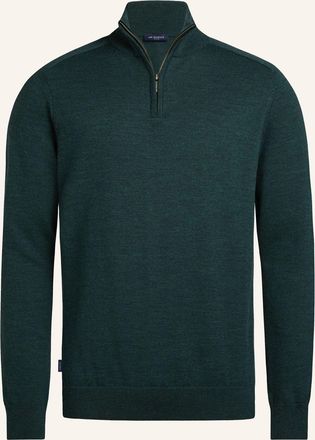 MR MARVIS Mr Marvis Pullover The Merino Zip Pullover gruen