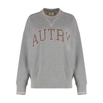Autry Varsity Letter Sweatshirt - - Sweatshirts & Hoodies - Damen - Grau - XS