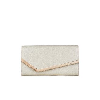 Jimmy Choo London Pochette Emmie - Femme - Sacs - Gris - Taille: ONE Size