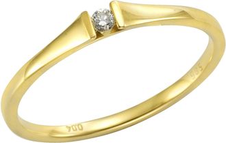 Orolino Ring Gold 585 mit Brillant 0,04ct