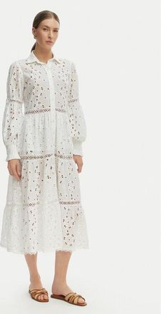 iconique Sommerkleid Joanna IC26-008 Wei&szlig; Regular Fit