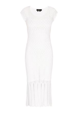 Faina Kleid Frauen cremefarben