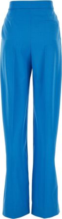 Alexander McQueen Lapisblue T Wool Pantaloni Trousers