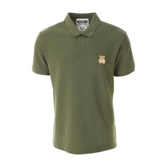 Moschino Homme, Tops, Vert, Taille: 2XL Polo Teddy Vert