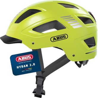 ABUS Unisex Fahrradhelm, Gelb (Signal Yellow), L (56-61 cm)