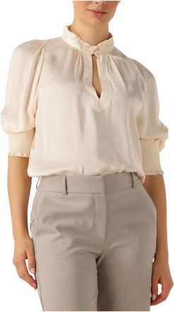 Est'seven Damen, Blusen & Hemden, Beige, LGr&ouml;&szlig;e