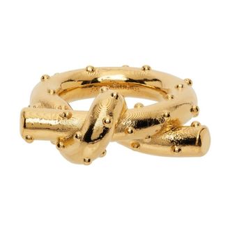 Acne Studios Homme, Accessoires, Jaune, Taille: M Axelia Knot Ring