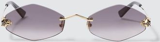 Cartier Ovale Sonnenbrille Panthère de Cartier