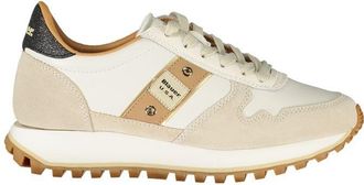 Blauer Bianco Polyurethan Damen Sneaker Bereit zu Funkeln