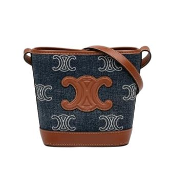 Celine Sac seau Pre-owned en denim - Femme - Pre-owned - Bleu - Taille: ONE Size