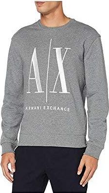 A|X Armani Exchange Icon Project, Sweat-Shirt Homme, Gris (Bc09 Grey 3930), Large