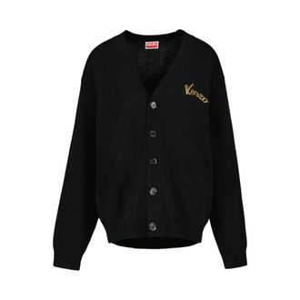 Kenzo Jumping Tiger Cardigan - - Knitwear - Herren - Schwarzk - M