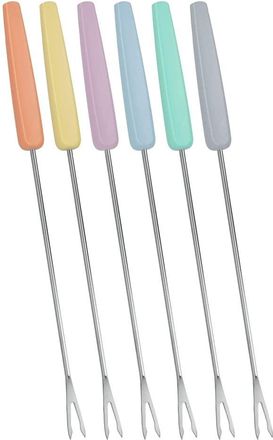 Metaltex 256000010 Fonduegabeln 6 Stück Edelstahl