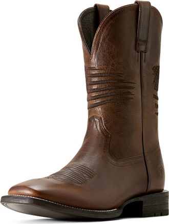 Ariat Herren Circuit Patriot Western Boot Westernstiefel, Verwittertes Hellbraun, 43 EU