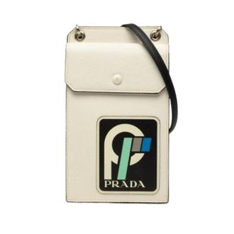 Prada Pre-owned Saffiano Leather Phone Case - - Pre-owned - Damen - Wei&szlig; - ONE SIZE