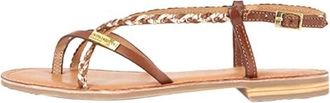 Les Tropeziennes LES TROPEZIENNES PAR M. BELARBI Femme MONATRES Sandales Bride Arriere, Marron (Tan/Or 797), 37 EU