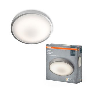 Osram Orbis LED-Deckenleuchte Wandleuchte mit Wei&szlig;lichtwechselfunktion &uuml;ber Wandschalter, dimmbar, Anbauleuchte in Wei&szlig; aus Aluminium, IP20-Schutz, f&uuml;r deko
