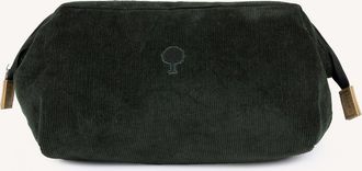 Faguo Trousse de toilette velours vert fonc&eacute;