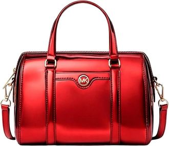 Michael Kors Femme, Sacs, Rouge, Taille: ONE Size Jet Set Small Metallic Convertible Crossbody Bag