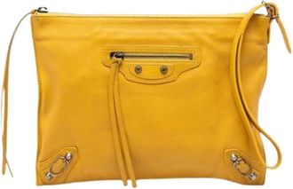 Balenciaga Pochette Vintage Pre-owned - Femme - Pre-owned - Jaune - Taille: ONE Size