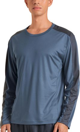 CALIDA Deepsleepwear Cooling Langarmshirt Herren, nat&uuml;rliche Thermoregulierung, stoppt &Uuml;berhitzung