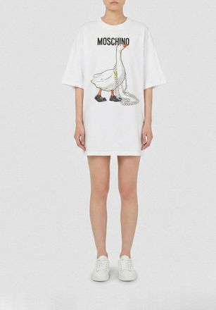 Moschino Kleid MOSCHINO COUTURE Damen Farbe Wei&szlig;