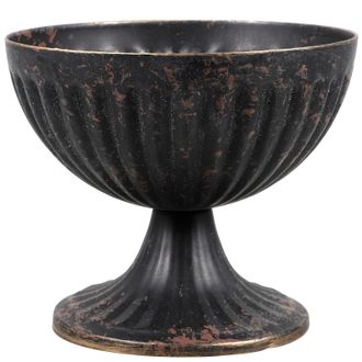 Garneck Blumentopf aus Eisenkunst Vintage 47X47X39 Zoll f&uuml;r Wohnzimmer und Trockenblumenarrangements