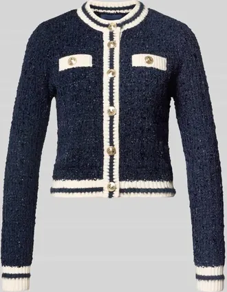 Guess Slim Fit Strickjacke mit Knopfleiste
