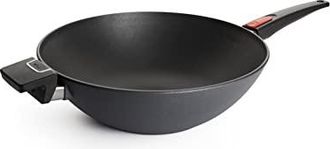 Woll Diamond Lite Wok- und Rührpfanne - Induktiv -, Ø 34 cm, 11 cm hoch - Geeignet für alle Herdarten, Aluminiumguss, Antihaft-Versiegelung, backofenfest, 