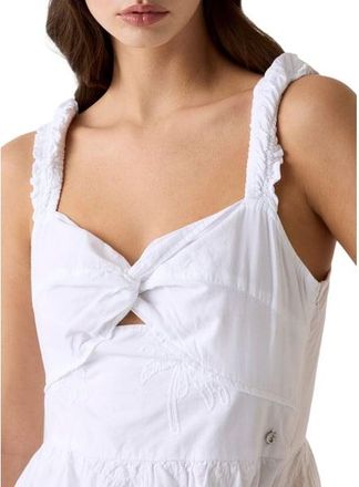 Guess Robe &agrave; d&eacute;tails brod&eacute;s en coton