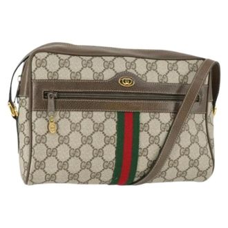 Gucci Sac bandouli&egrave;re en plastique doccasion - Femme - Pre-owned - Beige - Taille: ONE Size